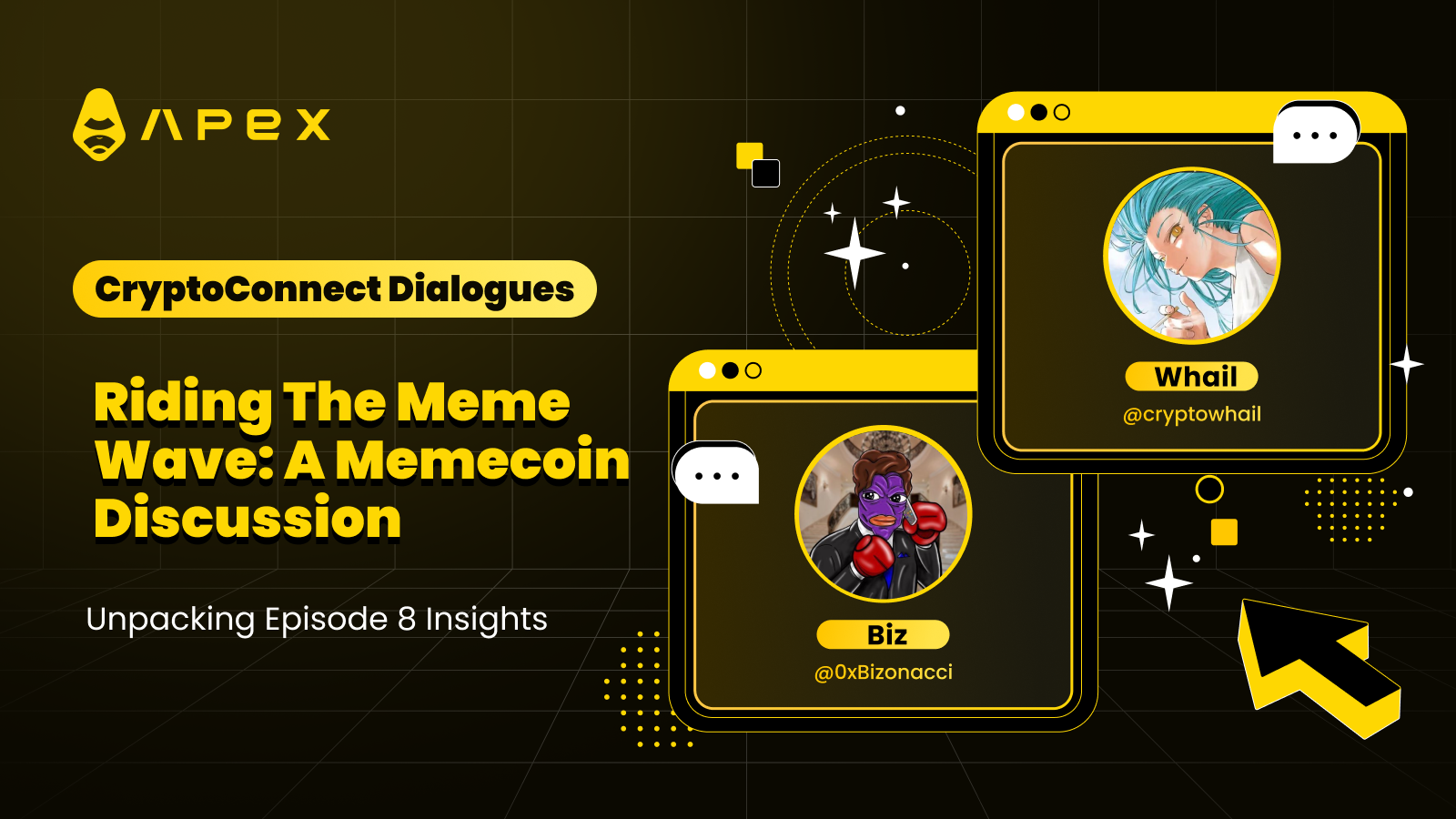 Crypto Connect Ep. 8: Exploring Memecoins — Insights and Trends - ApeX Blog